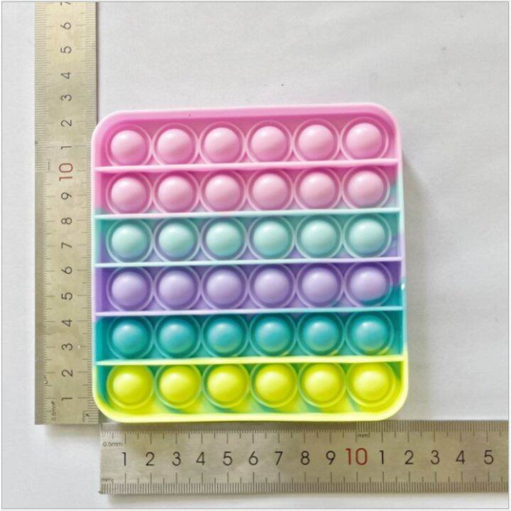 พร้อมส่ง สีรุ้ง ไอติมพาสเทล ไดโนเสา Pop it Push Pop Bubble Toys ของเล่นปุ่มกด บับเบิ้ล คลาย ...