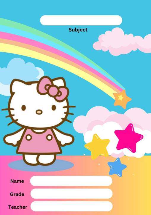 Hello Kitty Writing Notebook for Kids Kinder to Grade 3 K-12 ...