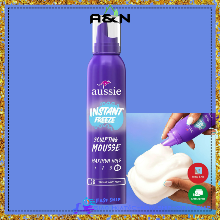 Mousse tạo kiểu tóc Aussie Instant Freeze - made in USA | Lazada.vn