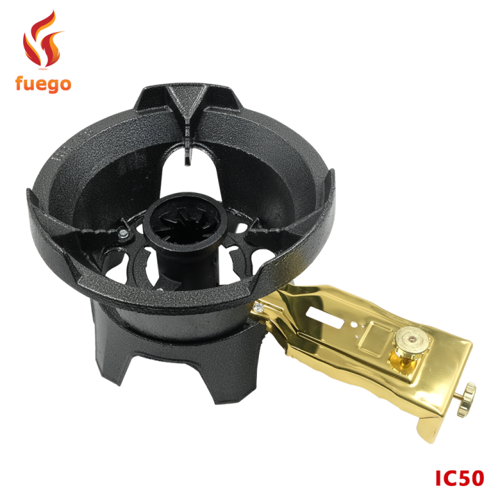 Heavy Duty Cast Iron High Pressure Gas Stove Automatic Ignition iCook ...