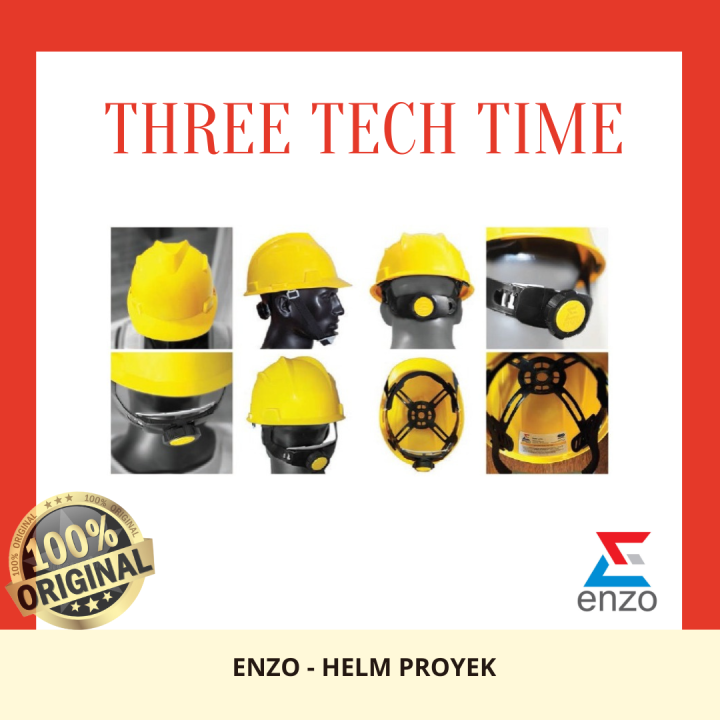 ENZO - SAFETY HELM - HELM PROYEK | Lazada Indonesia