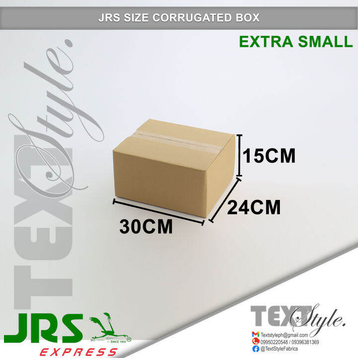 Textstyle RSC Box JRS EXPRESS Size Corrugated Shipping Kraft Box EXTRA ...