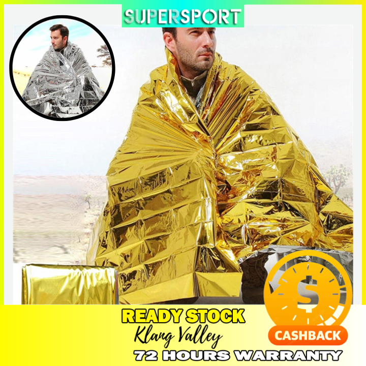 SUPERSPORT Emergency Blanket Waterproof Camping First Aid Rescue ...