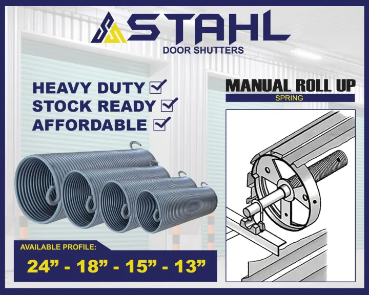 STAHL Roll-Up Spring 5.5mm x 90mm x13" - (below 5sqm) | Lazada PH