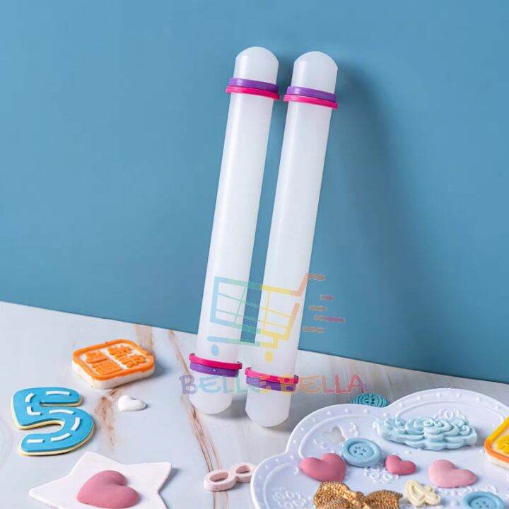 23CM NON-STICK SUGARCRAFT FONDANTROLLING PIN ROLLER PENGGELEK DOH GULA ...