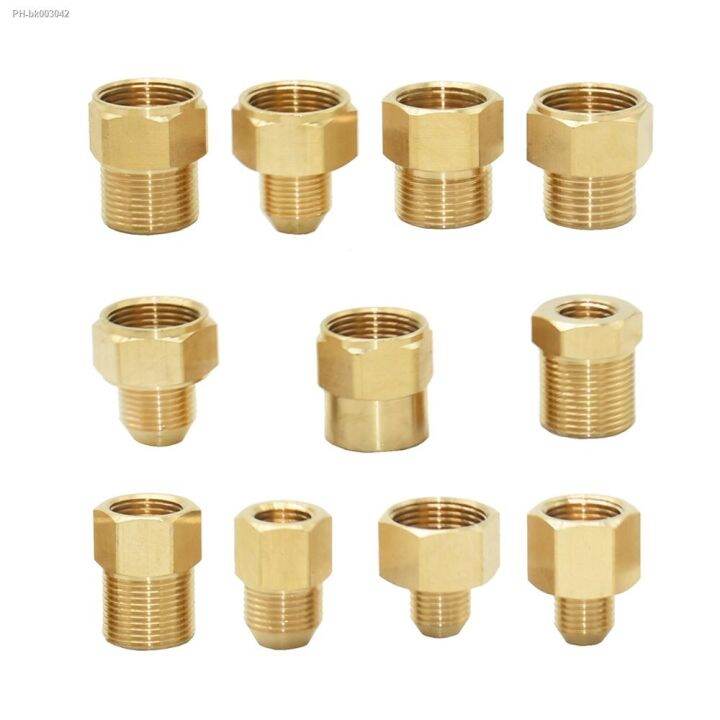 Brass 3/8 1/2 M14 M18 M22 Thread Connector Male Female For Bubbler ...