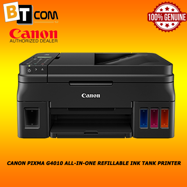 CANON PIXMA G4010 ALL-IN-ONE REFILLABLE INK TANK PRINTER | Lazada