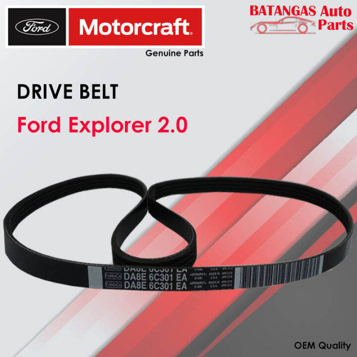 Motorcraft Drive Belt Ford Explorer 2.0 (4PK1370) PN: DA8Z-8620-G ...