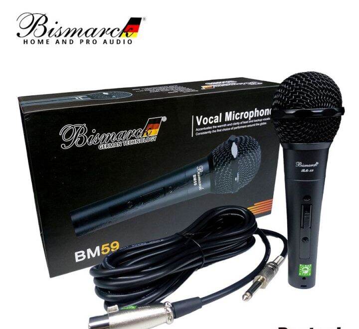 Mic Kabel Bismarck BM-59 Vocal microphone ORIGINAL | Lazada Indonesia
