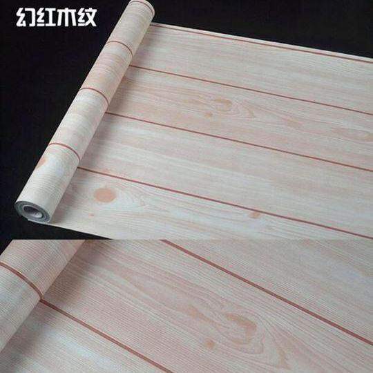 Thick waterproof pvc wood grain stickers Boeing film self-adhesive ...