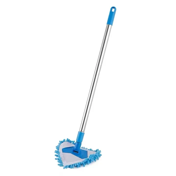 Triangular mop can rotate 180°Removable mop Retractable mop Clean dead ...