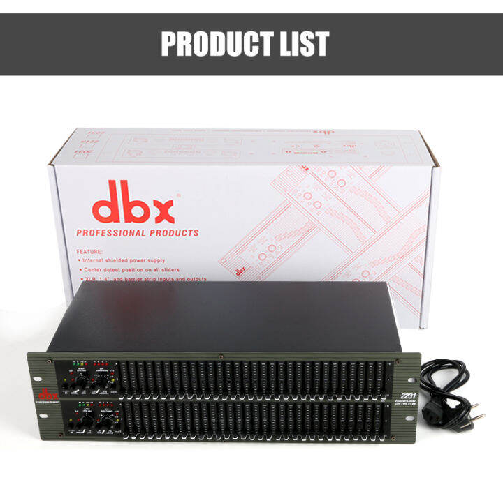DBX Mixer Amplifier Audio Mixer With Type III Noise Reduction For Stage Household And KTV ...