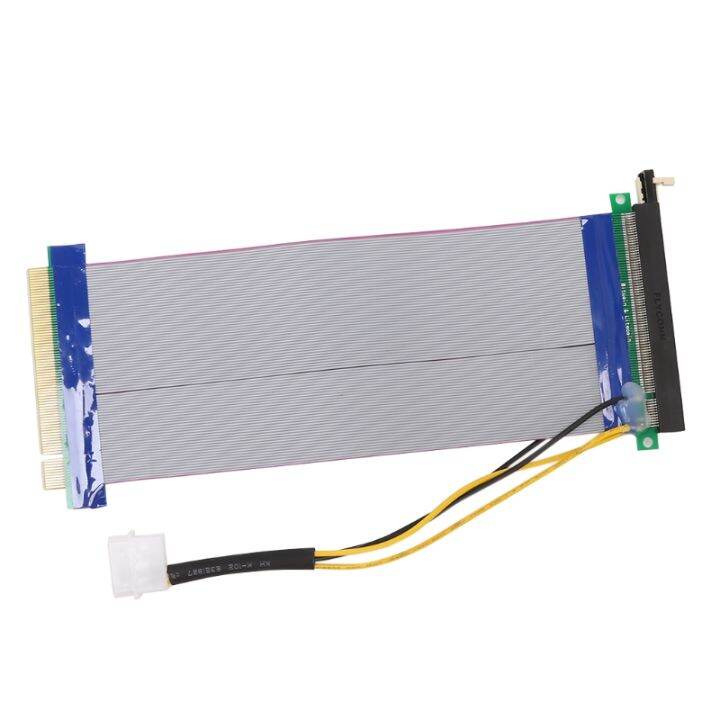 PCI-E PCI Express 16X To 16X Riser Extension Card Powered Ribbon ...