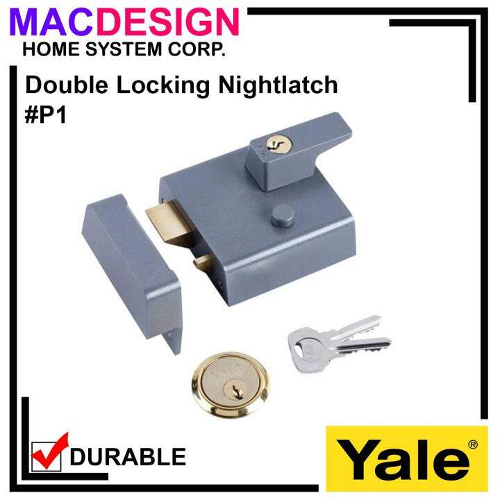Yale Double Locking Nightlatch Deadbolt #P1 MACDESIGN HOME (OFFICIAL ...
