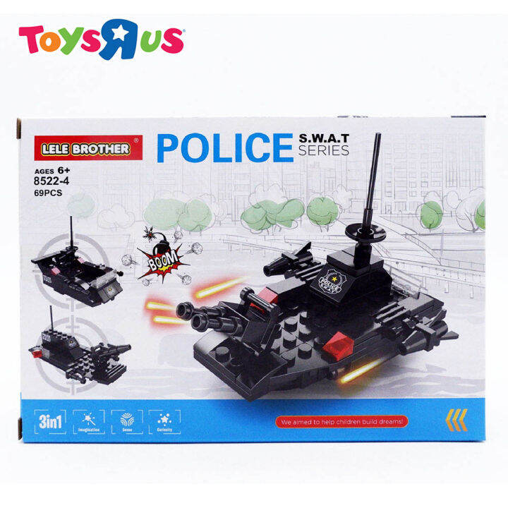 Lele Brother Building Blocks 8522-4 Police S.W.A.T Series (69pcs ...