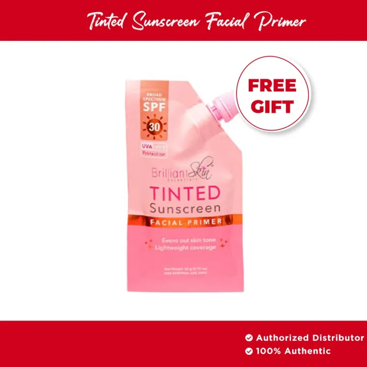 ☚COD Brilliant Skin Tinted Sunscreen Facial Primer SPF 30 20g☆ | Lazada PH