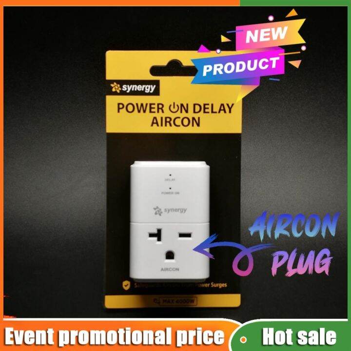 Synergy Aircon Power On Delay Surge Protector 4000W 16A (SPD-016 ...