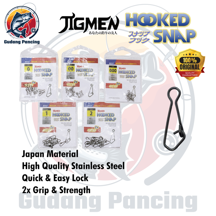 JIGMEN Kili Kili Peniti Pancing Hooked Snap terbuat dari Stainless ...