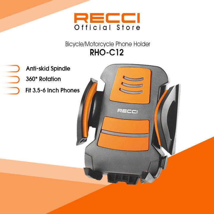 Recci 360-Degree Rotation Bicycle / Motorcycle Phone Holder - RHO C12 | Lazada