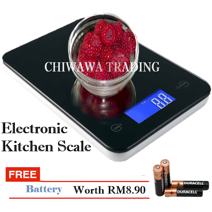【FREE GIFT: 2 x AAA Battery】High Precision Electronic Digital Kitchen ...