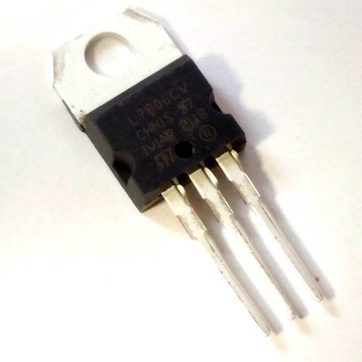 5pc l7806cv lm7806 mc7806 to-220 voltage regulator ic | Lazada PH