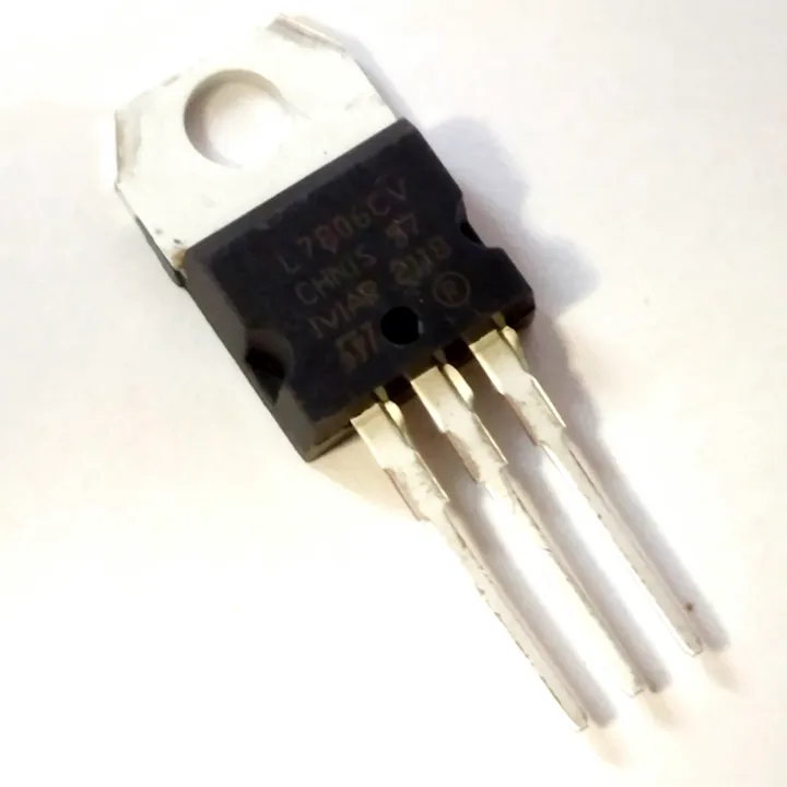 5pcs l7806cv lm7806 mc7806 to-220 voltage regulator ic | Lazada PH