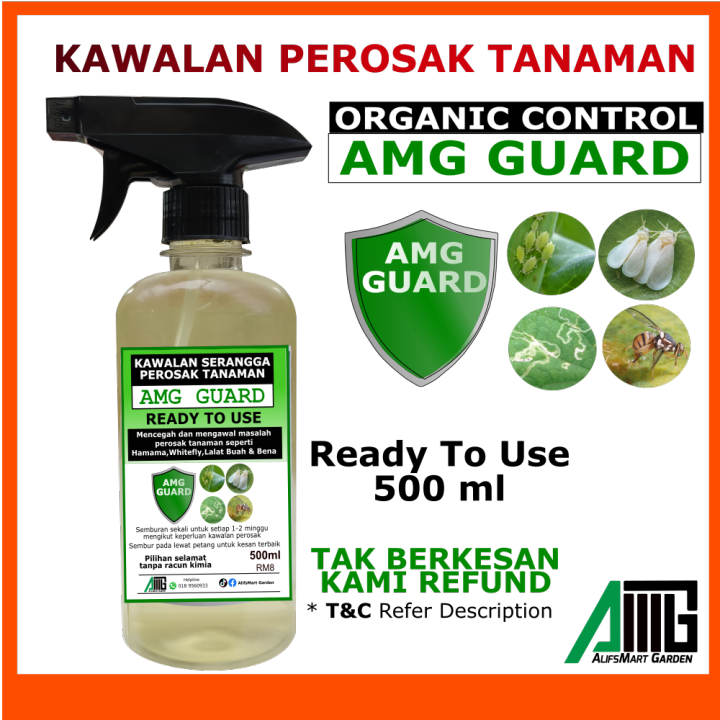 *New* AMG GUARD (READY To Use) 500ml Kawalan Serangga Organik Racun ...