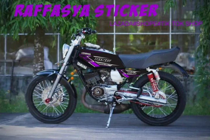 STRIPING VARIASI YAMAHA RX KING LIS MOTIF SIMPLE VARIAN WARNA BARU ...