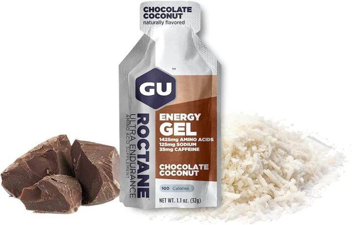 GU Energy Roctane Ultra Endurance Energy Gel, 24-Count, Chocolate ...