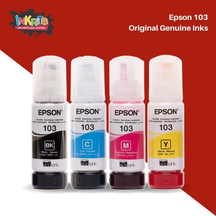 Original Genuine Epson 103 Ink | Lazada PH