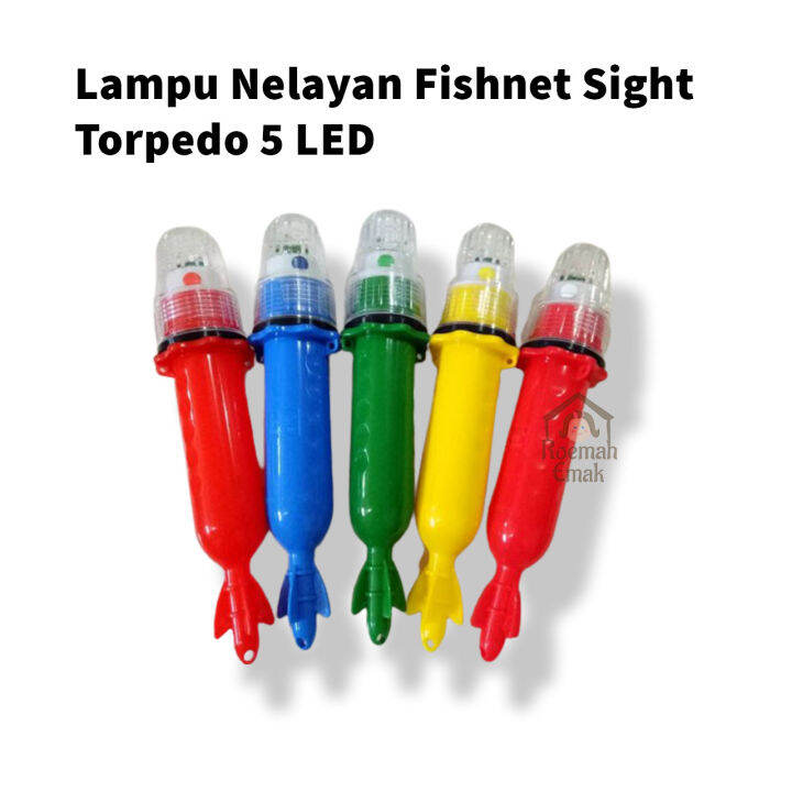 LAMPU NELAYAN ATAU LAMPU KODE TORPED0 5 LED MULTIFUNGSI BISA UNTUK ...