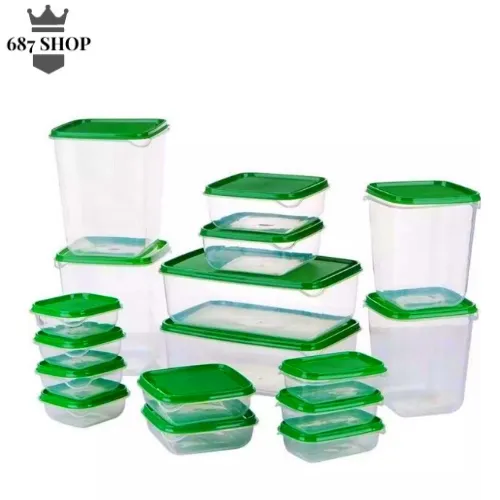 17pcs Set Refrigerator container Kitchen Container Plasticware Food ...