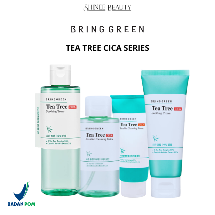 BRING GREEN Tea Tree Cica Soothing Toner | Soothing Gel | Cleansing ...