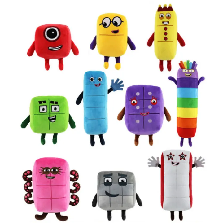 Numberblocks Plush Toys 1-10 Stuffed Dolls Baby Mathematics ...