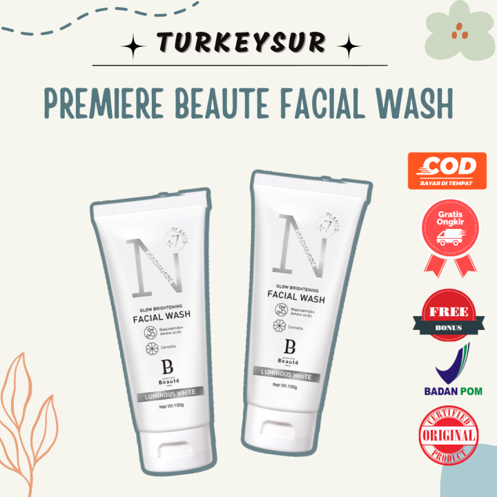 Premiere Beaute Facial Wash Face Wash Niacinamide Centella Luminous ...