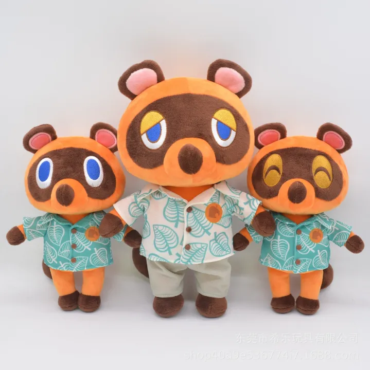 New Arrival Tom Nook Plush Toys Dolls Timmy Tommy Raccoon Brothers ...