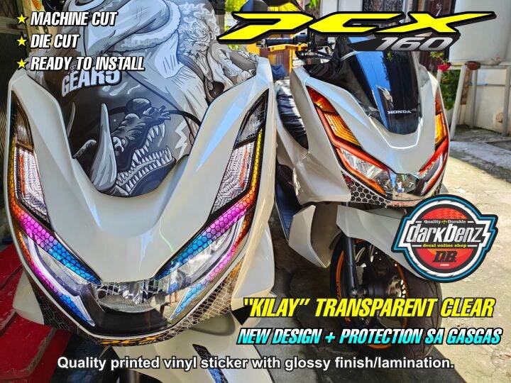 PCX160 NEW 6 UNIQUE CONCEPT KILAY PRINTED CLEAR STICKER DECAL | custom ...