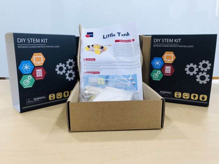 DIY Stem Kit Little Tank ของเล่นประกอบวงจรไฟฟ้าพื้นฐานสำหรับเด็ก ST2040 | Lazada.co.th