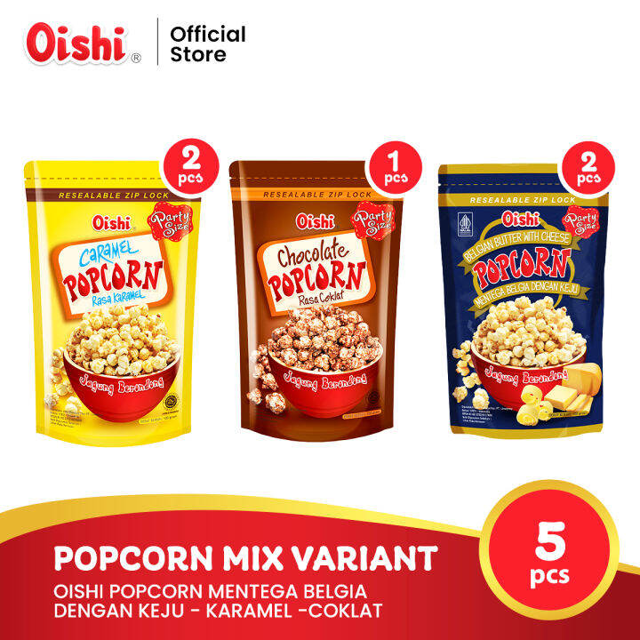 Oishi Popcorn Paket Spesial 1 | Lazada Indonesia