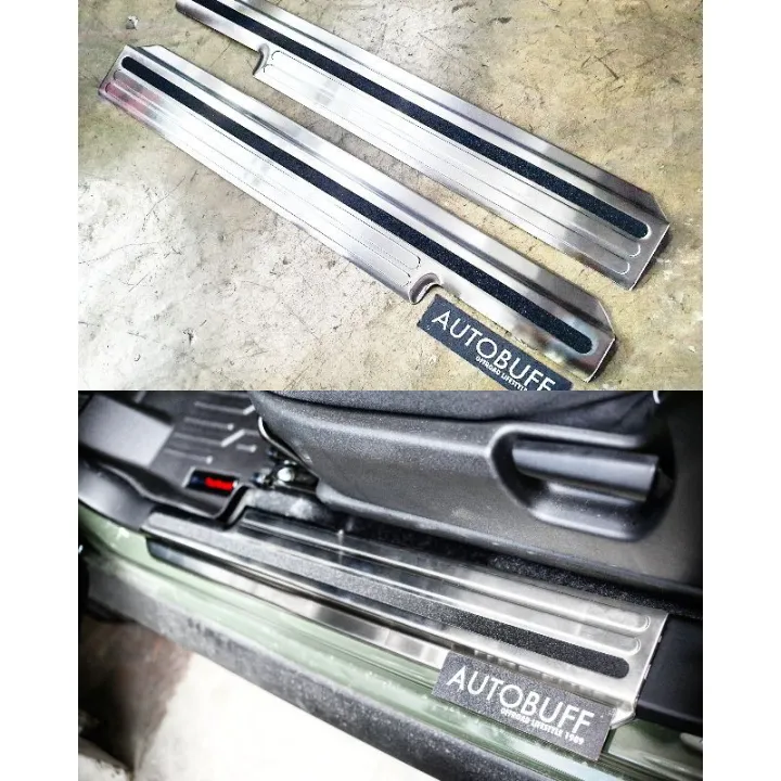 Suzuki Jimny 2019-2021 Stainless stepsills (with 5pcs stickers freebies ...