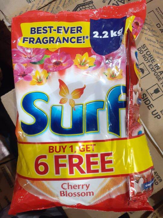 [FREE SACHETS BUNDLE] Surf Cherry Blossom Laundry Powder Detergent 2 ...