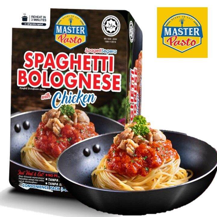 Instant Spaghetti Bolognese With Chicken (HALAL) | Lazada