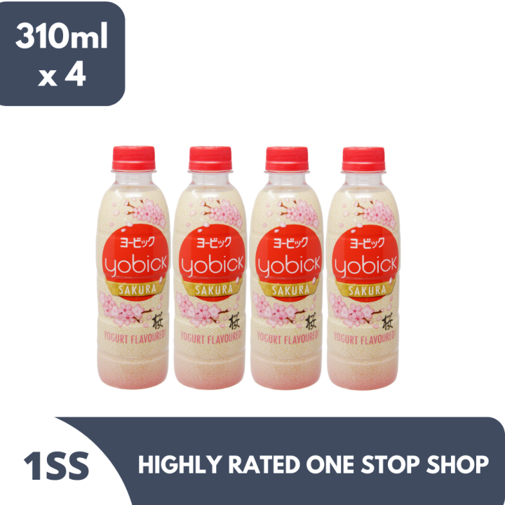 Yobick Probiotic Yoghurt Drink, Sakura 310ml x 4 | Lazada PH