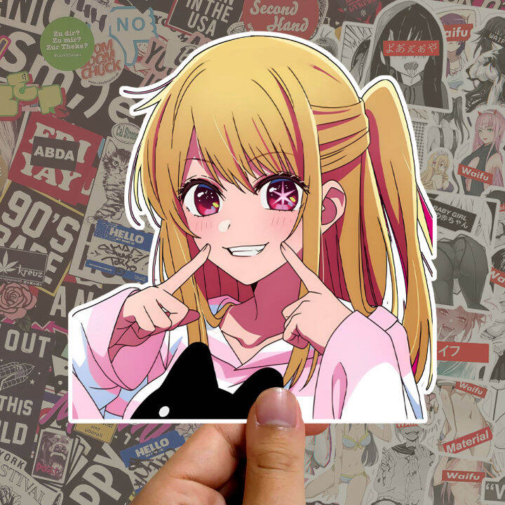 รูบี้ เกิดใหม่เป็นลูกโอชิ Ruby Hoshino Oshi no ko สติ๊กเกอร์ อนิเมะ ...