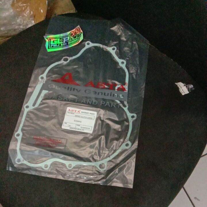 Paking Gasket Bak Blok Kopling Kanan SCORPIO-Z SKORPIO Asta Perpak Packing Clutch Cover | Lazada ...