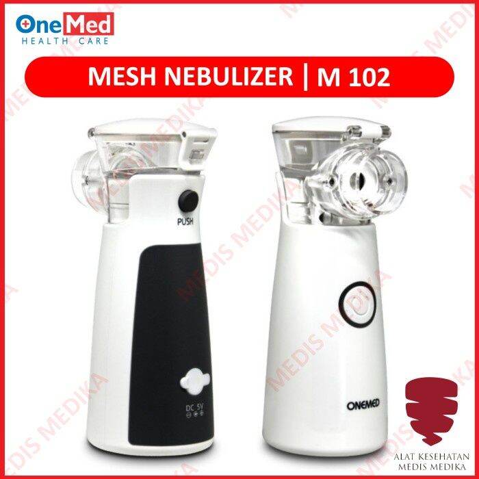 Mesh Nebulizer Onemed M 102 Portable Alat Bantu Napas Nafas Uap Terapi ...