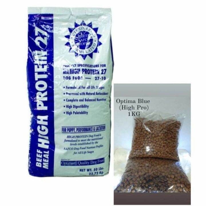 High Protein27 Dog Food (OPTIMA BLUE) | Lazada PH