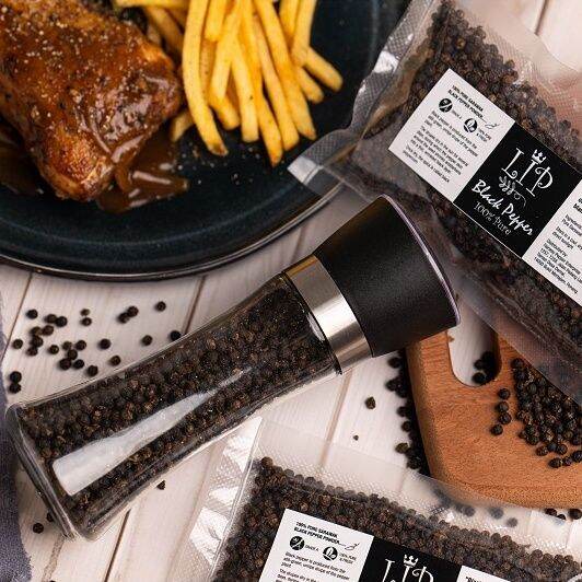 LIP Pepper Top Grade Sarawak Black Pepper And Grinder 135g Pengisar ...