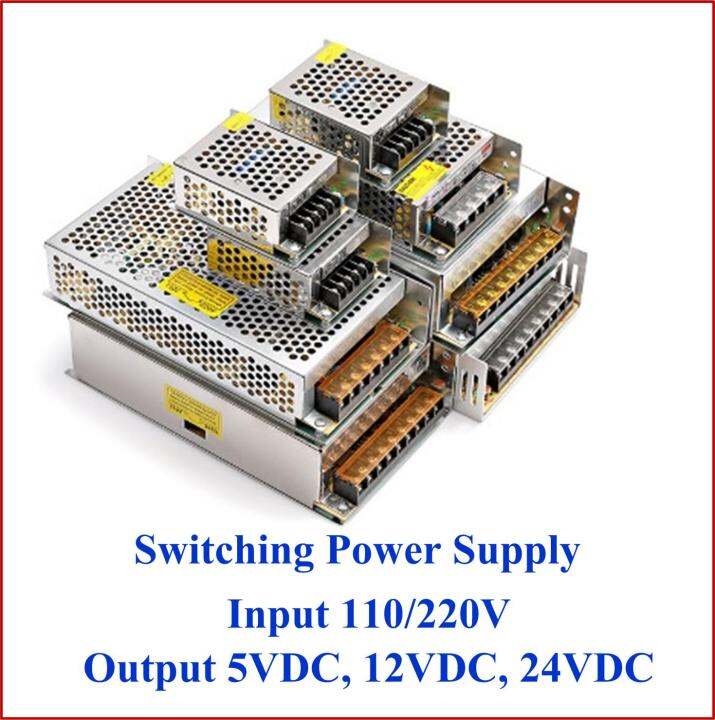 Switching Power Supply 5V, 12V, 24V สวิตชิ่งเพาเวอร์ซัพพลาย Output 5Vdc ...