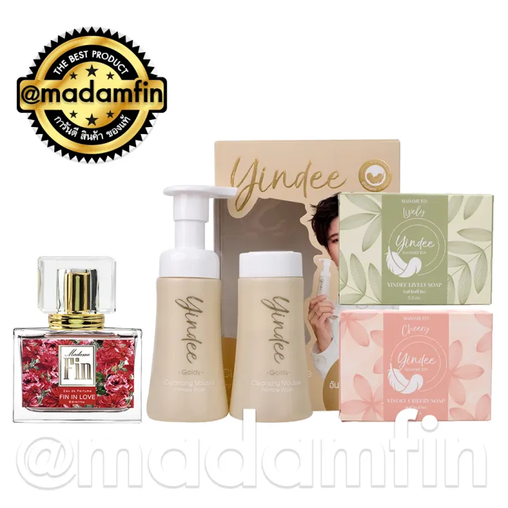 [เลือกกลิ่นได้] Madam Fin น้ำหอม มาดามฟิน : รุ่น Madame Fin Classic 1 ขวด + มูส Yindee 2 ขวด ...